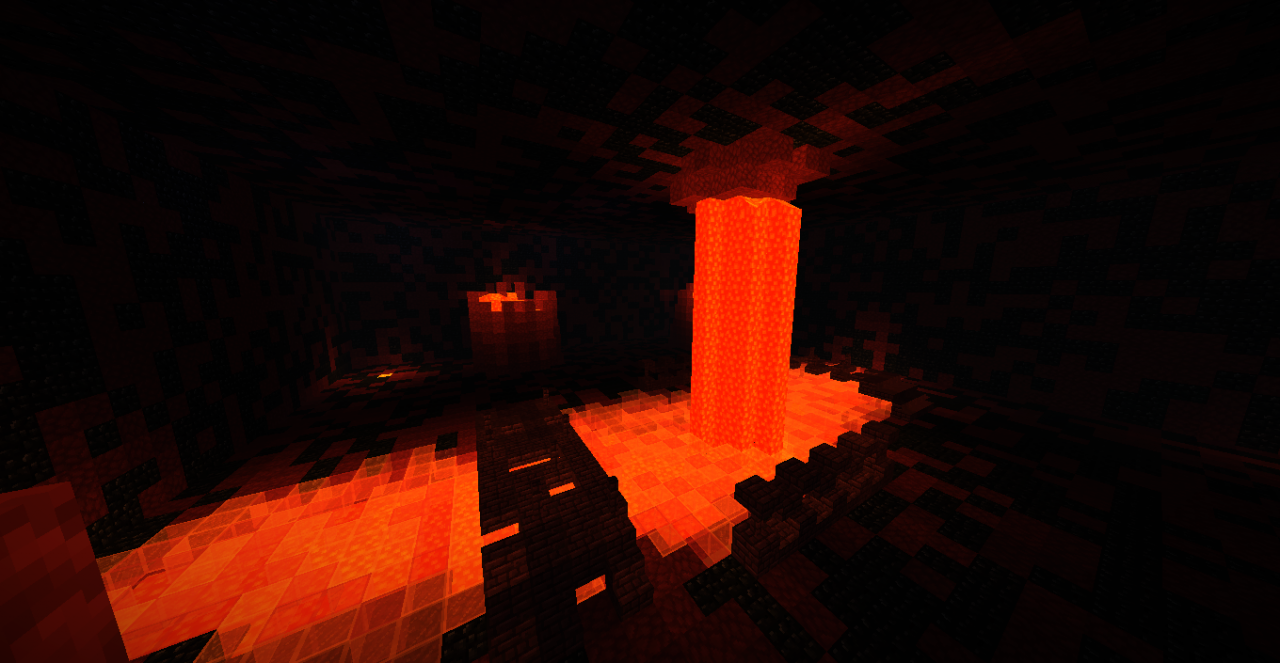 Simple 1v1 Nether Arena Minecraft Map