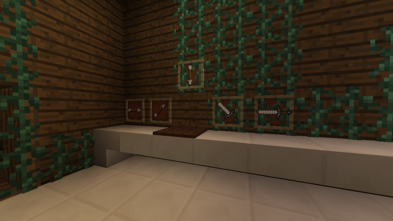 Massive cabin. Minecraft Map