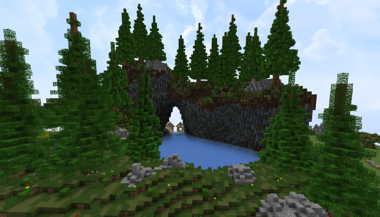 Mountain Forest Plot Build Minecraft Map