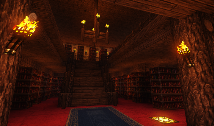 Medieval Library Minecraft Map