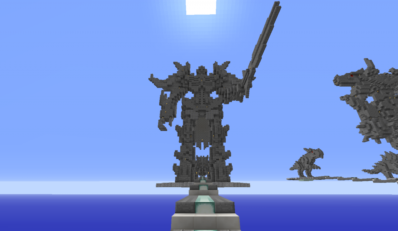 Dinobots Statue 2.0 - Transformers 4 and more Minecraft Map