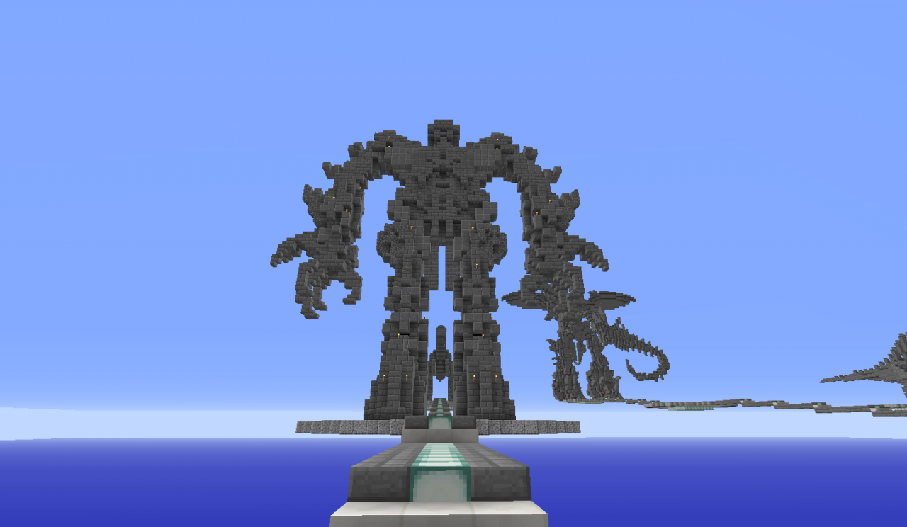 Dinobots Statue 2.0 - Transformers 4 and more Minecraft Map