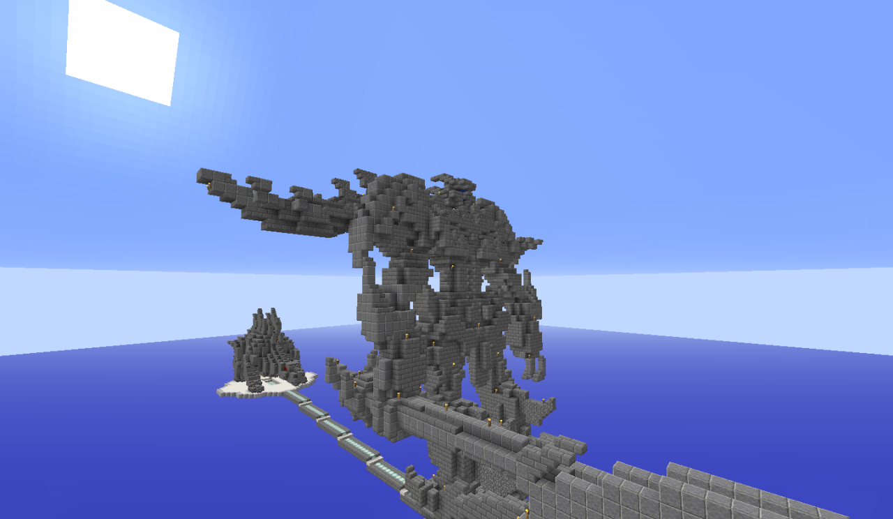 Dinobots Statue 2.0 - Transformers 4 and more Minecraft Map