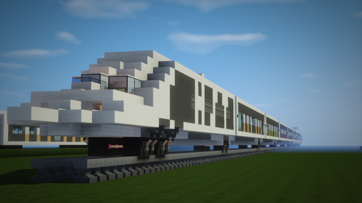 Luxury High Speed Train V2.0 [LHST] Minecraft Map