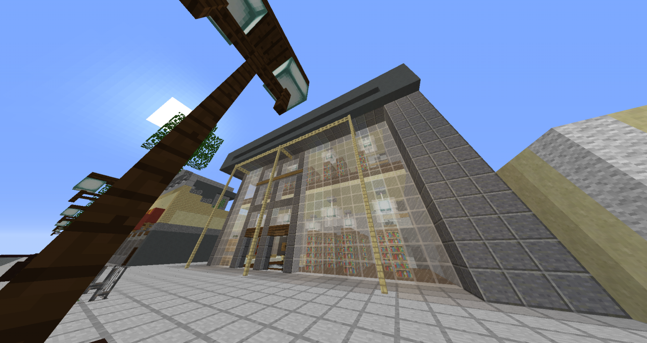 Plot: City Library Minecraft Map