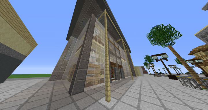 Plot: City Library Minecraft Map