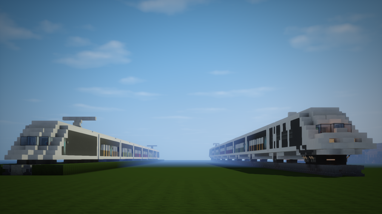 Luxury High Speed Train V2.0 [LHST] Minecraft Map