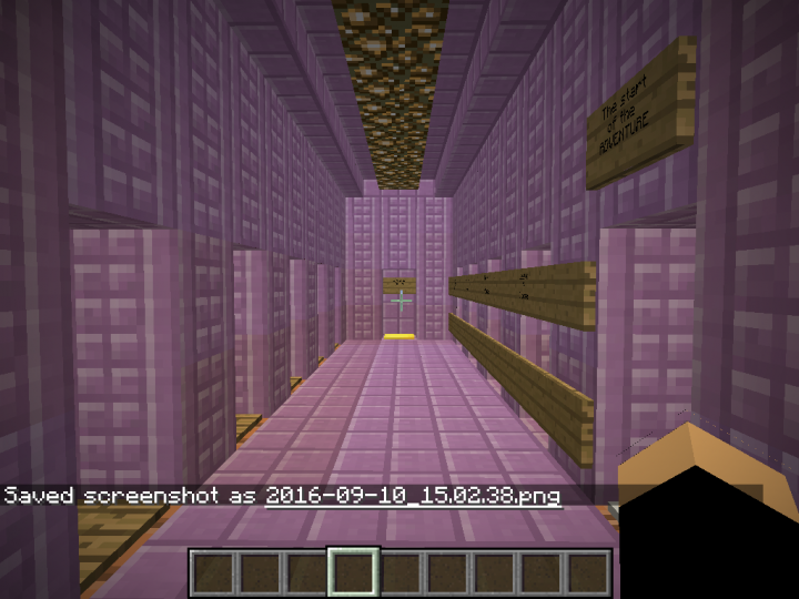 Find the hidden buttons Minecraft Map