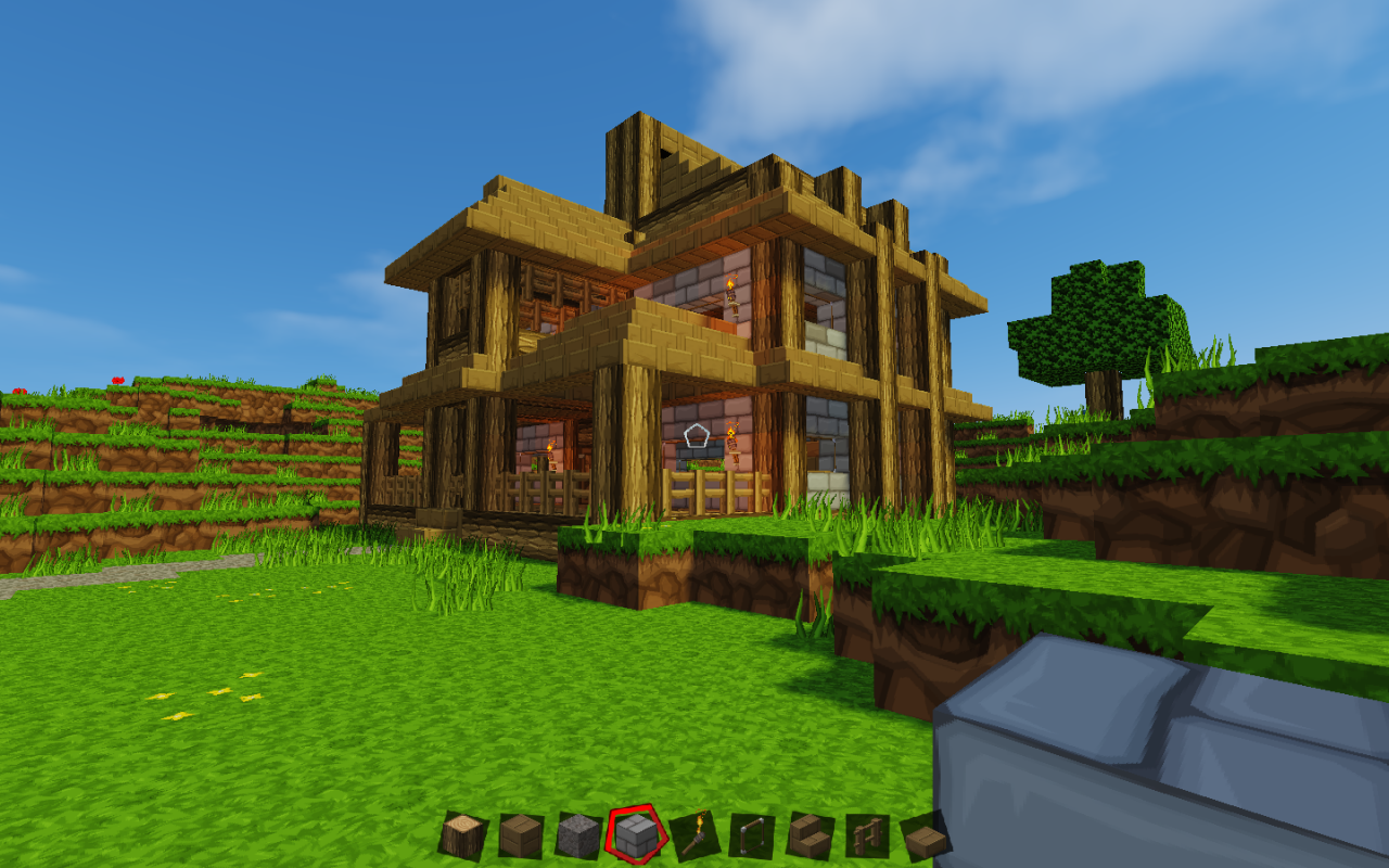 Beautiful Rustic-Modern House (more house to be expected Minecraft Map