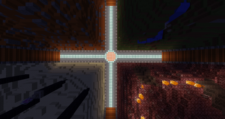 Four Theme Pvp Arena Minecraft Map