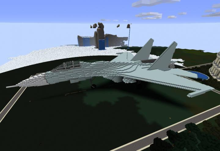 Su-27 Minecraft Map