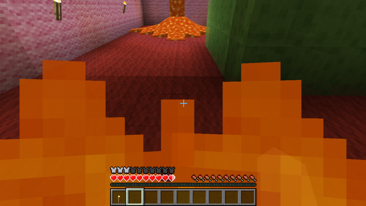 Burning pink wool Popularmmos jen Minecraft Map