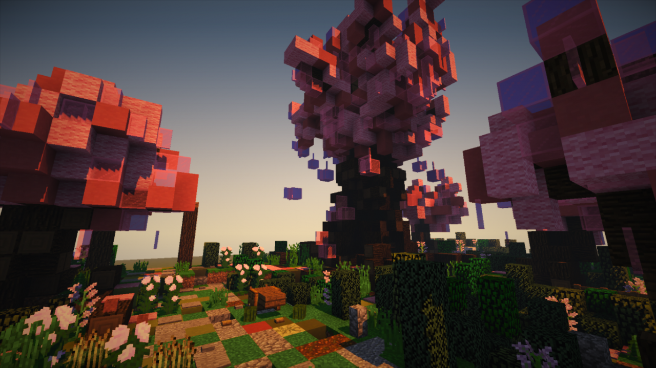 Japanese Spring | Mini Plot Build #1! Minecraft Map