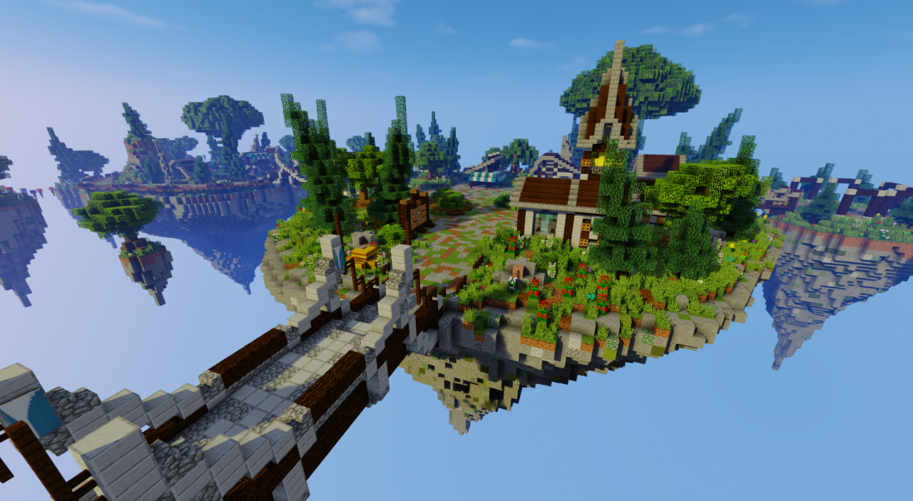 Vertically Afloat Minecraft Map