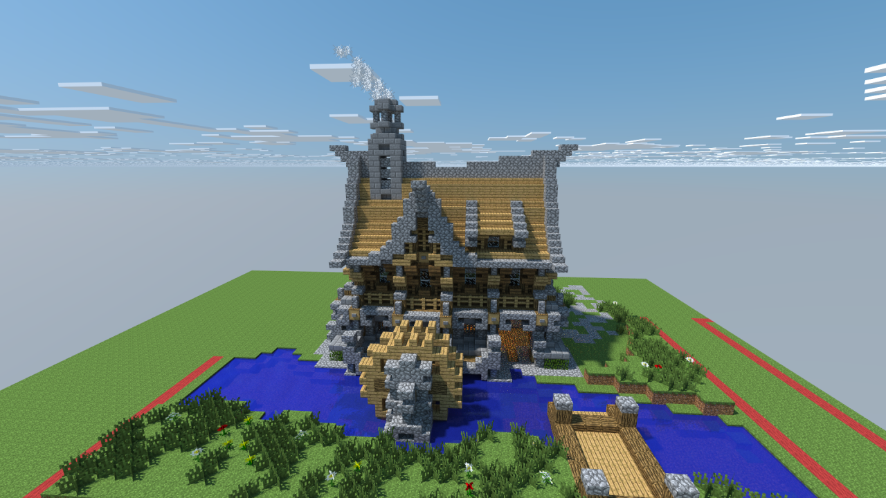 #30DAYS - Day 21 - Medieval Watermill Minecraft Map