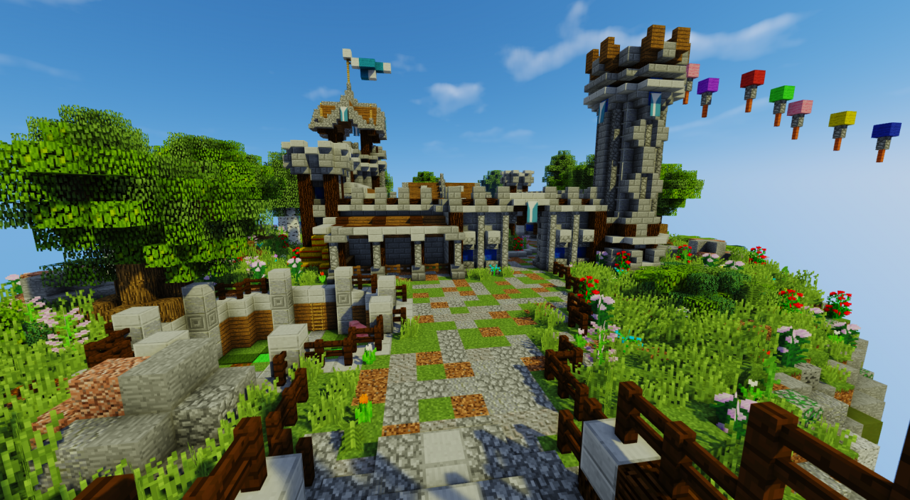 Vertically Afloat Minecraft Map