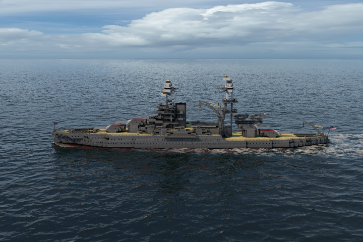 USS Arizona (BB-39) Minecraft Map