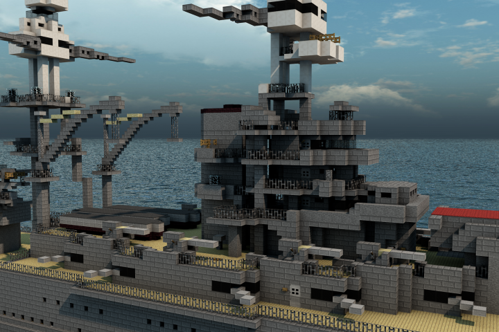 USS Arizona (BB-39) Minecraft Map