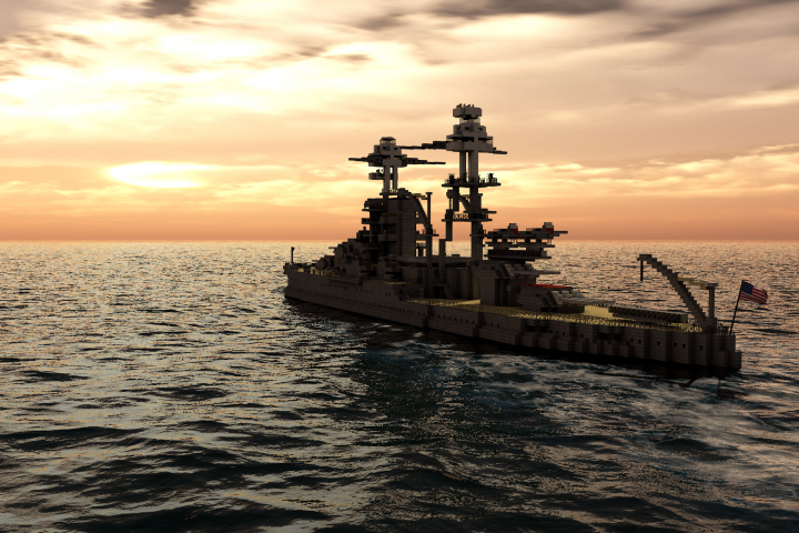 USS Arizona (BB-39) Minecraft Map