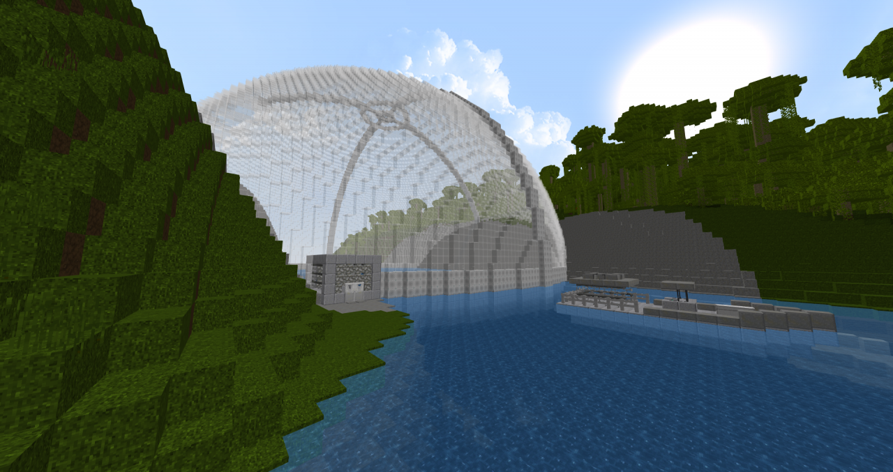 Jurassic Park: The Lost World Restored Minecraft Map