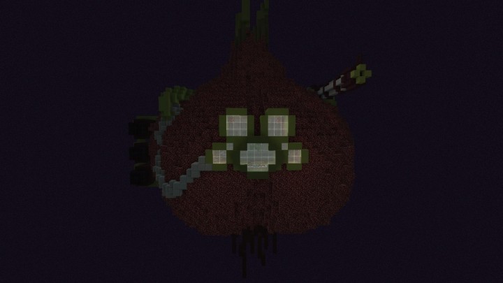 Onion spaceship Minecraft Map