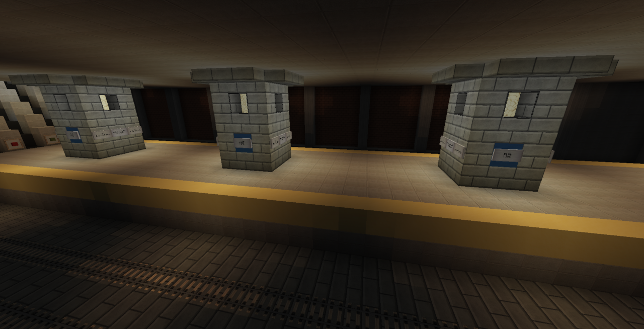 Gold Avenue Subway Station Minecraft Map