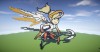 Overwatch - Mercy pixel spray Minecraft Map