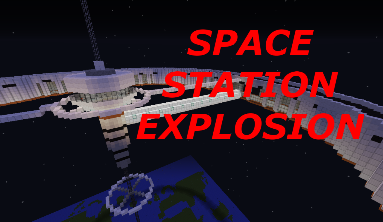 Space Station Explosion Minecraft Map