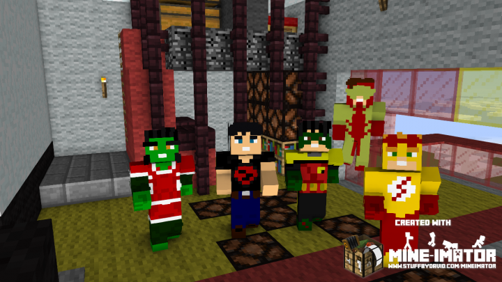 Young Justice Skins Minecraft Map