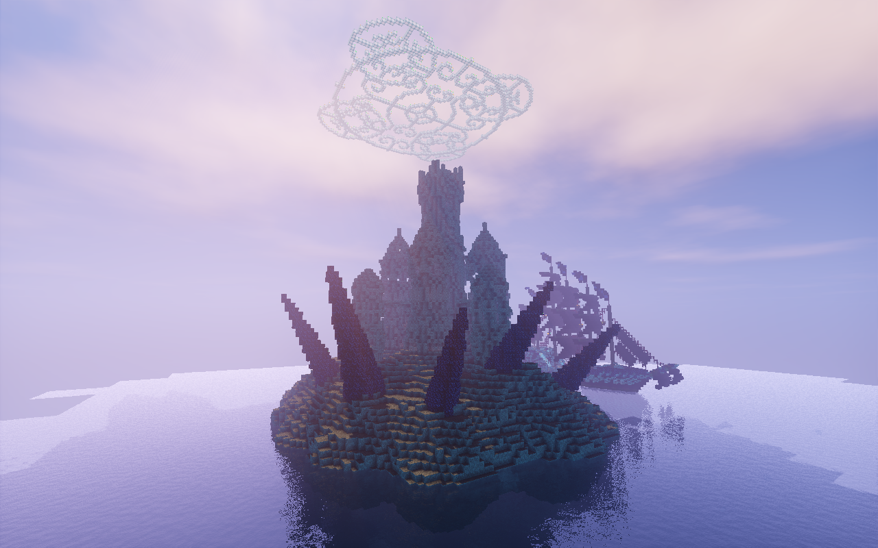 Castle and Ship Minecraft Map