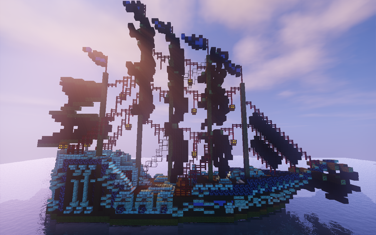 Castle and Ship Minecraft Map