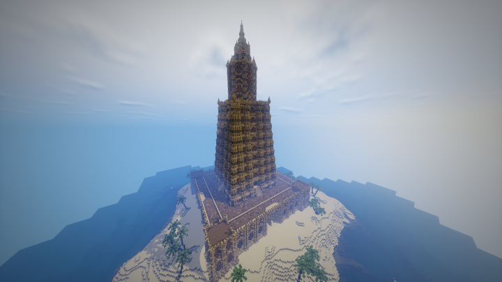 Phare d'Alexandrie (Lighthouse of Alexandria) Minecraft Project