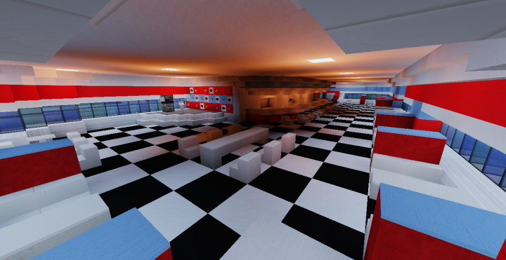 Realistic Diner Minecraft Map