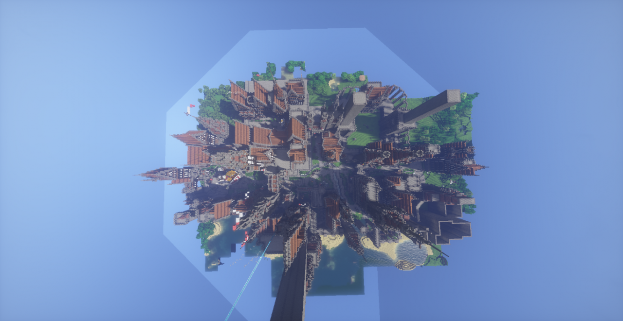 Towny Server town Minecraft Map