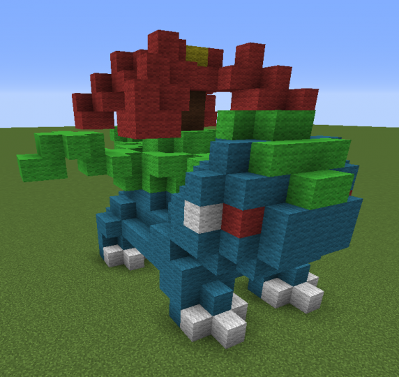 Small Venusaur Statue Minecraft Map
