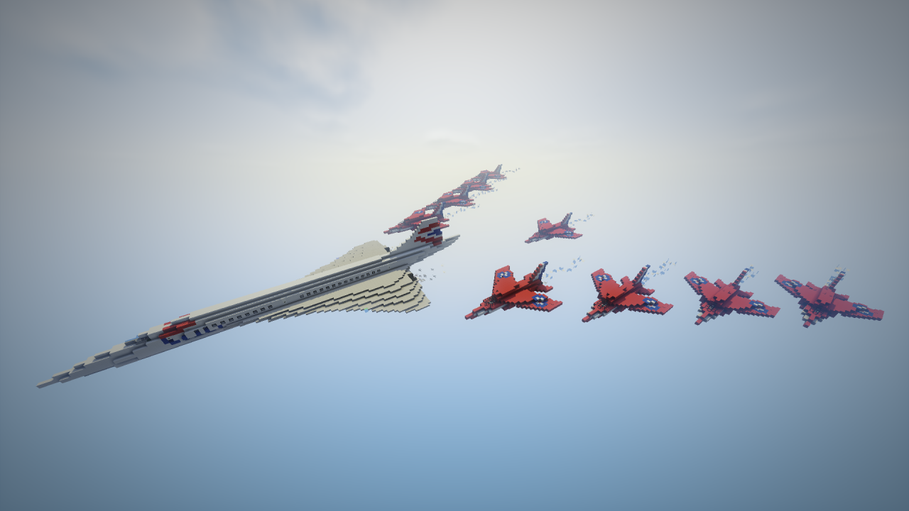 BAC Concorde Minecraft Map