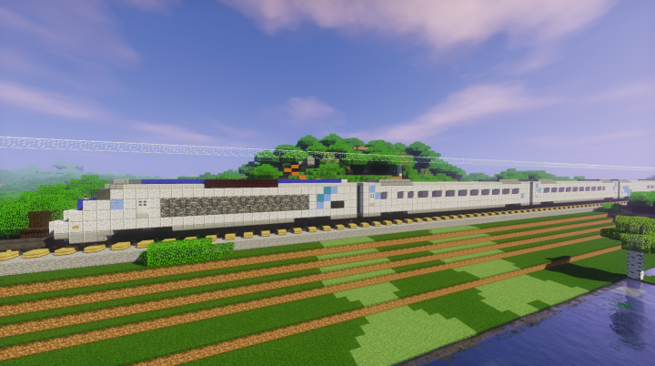 Amtrak Acela Express Train Minecraft Project