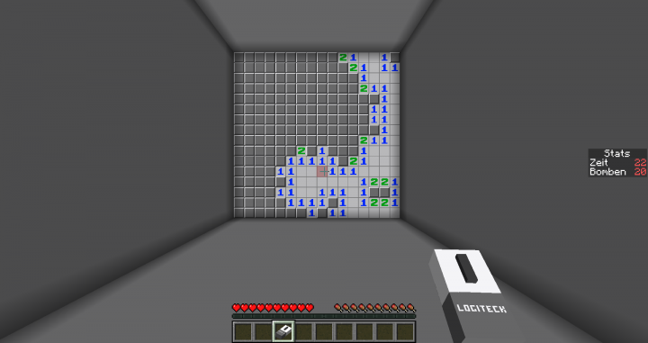 Minecraft - Minesweeper Minecraft Map