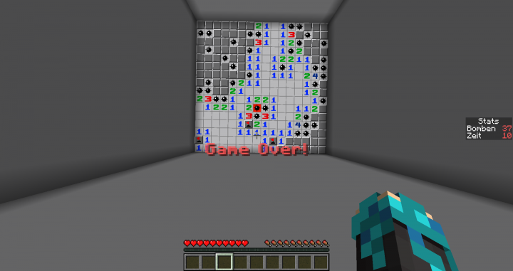 Minecraft - Minesweeper Minecraft Map