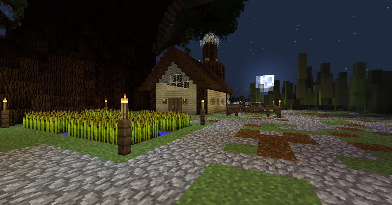 A Town in the Trees Minecraft Map