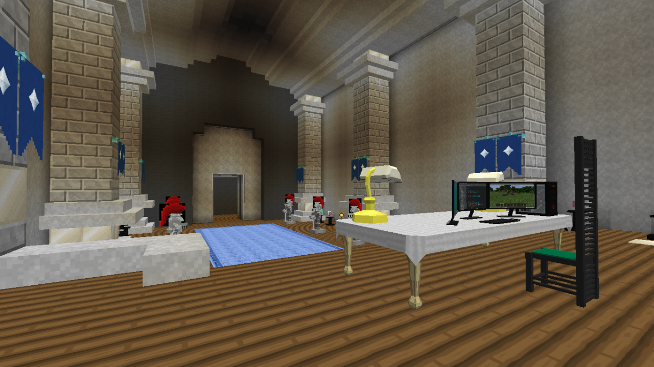 Modded Build House - Server Build - Marble Mansion Minecraft Map