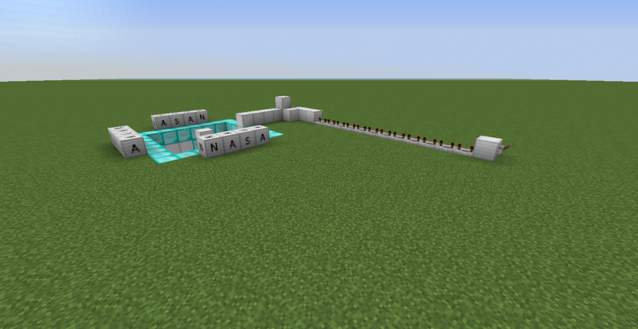 Rocket Ship in Vanilla Minecraft Minecraft Map