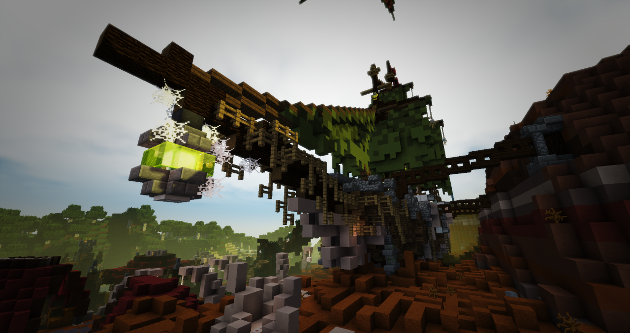 Orcs' ship Kalimdor Minecraft Map