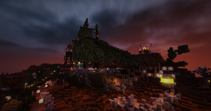 Orcs' ship Kalimdor Minecraft Map