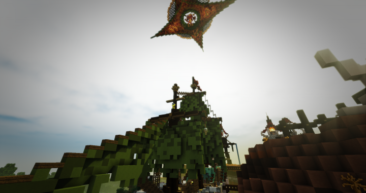 Orcs' ship Kalimdor Minecraft Map