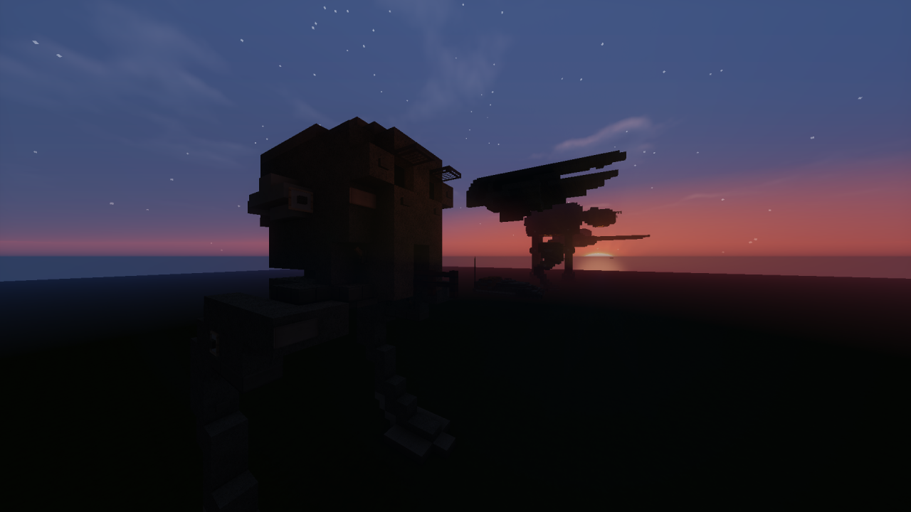 AT-ST from STAR WARS Minecraft Map