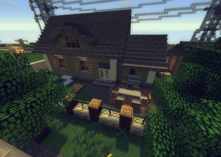 1950s Traditional 2 Story House Minecraft Map