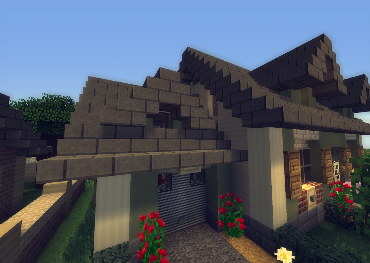 1950s Traditional 2 Story House Minecraft Map