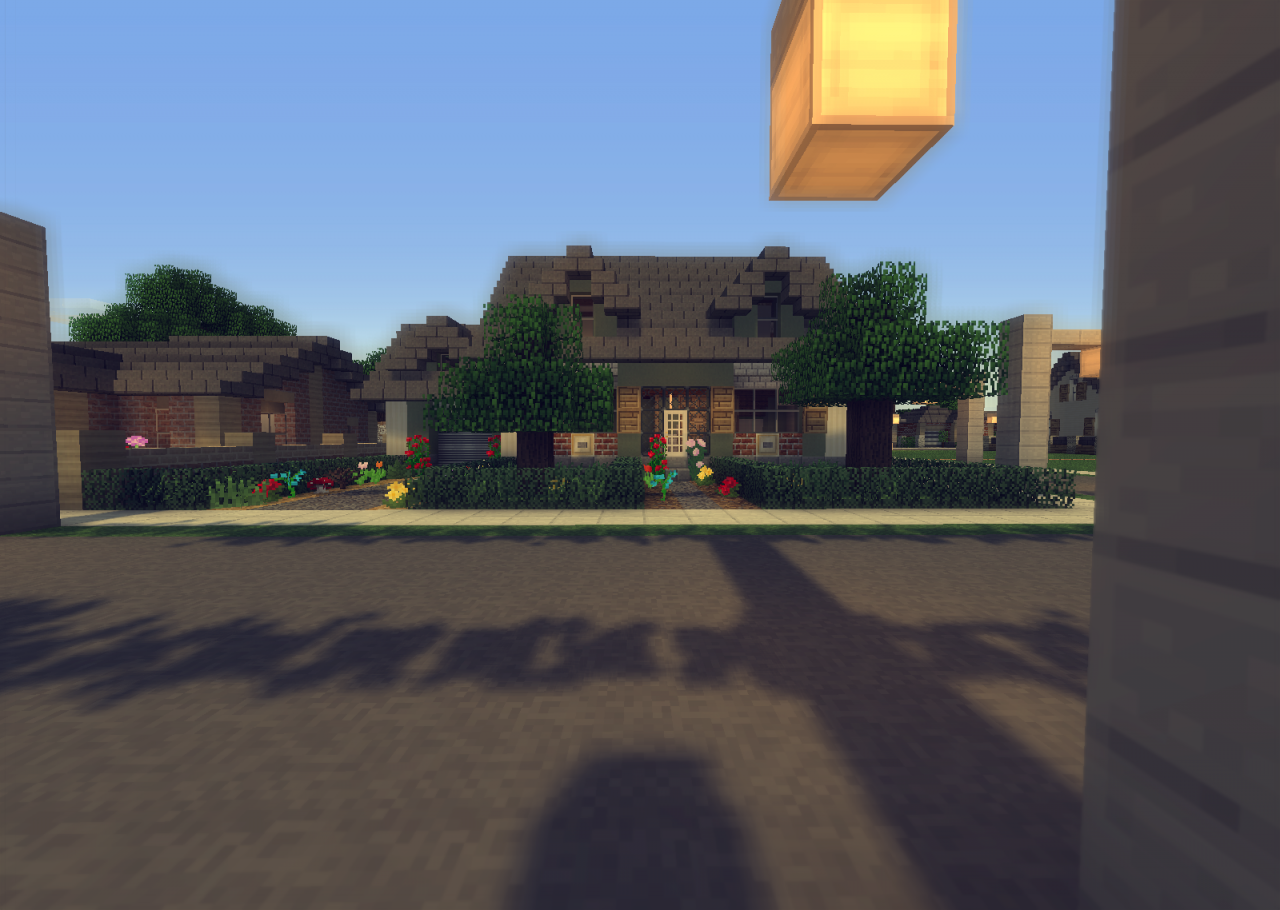 1950s Traditional 2 Story House Minecraft Map