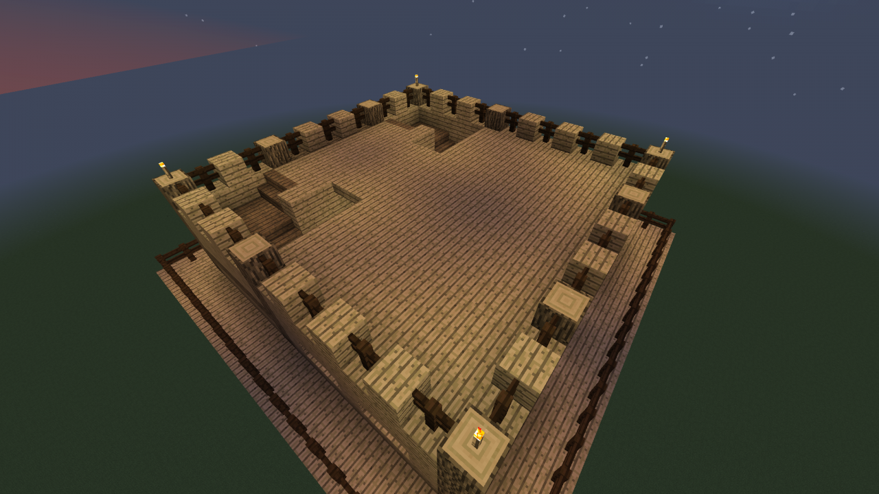 Wood Skyscraper Design Minecraft Map